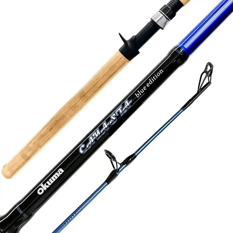 Caña Baitcas Okuma Cayasta Blue Edition 230 15-45lb - Devoto Camping