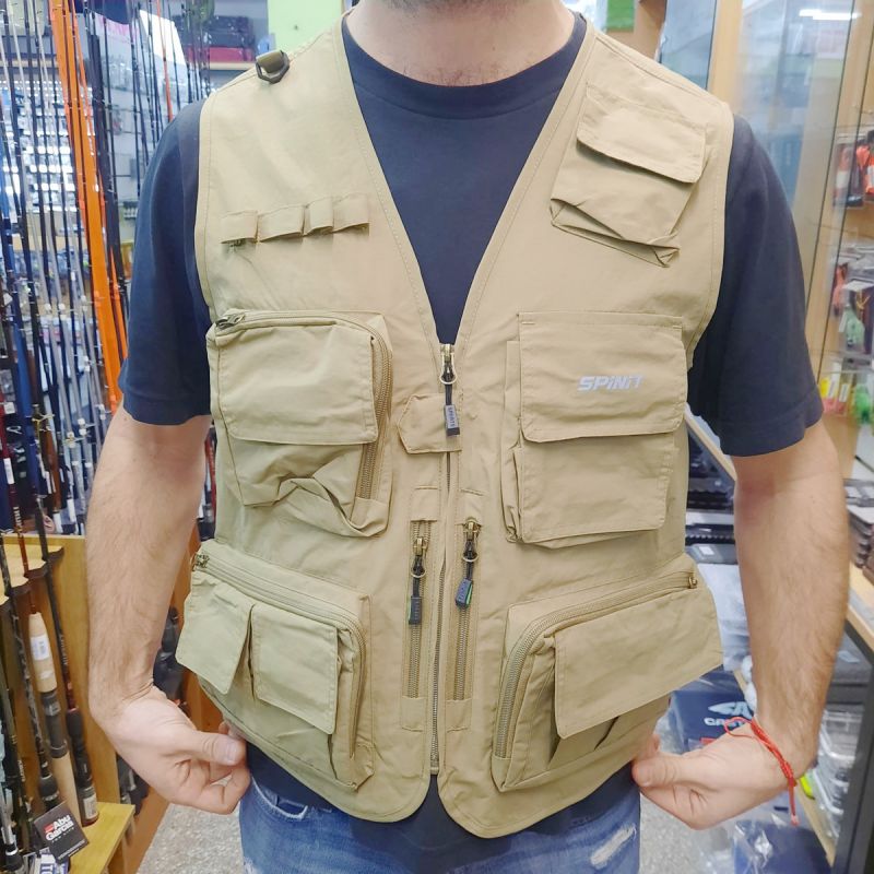 Chaleco Spinit PRO SEC RAPIDO CAQUI - Devoto Camping