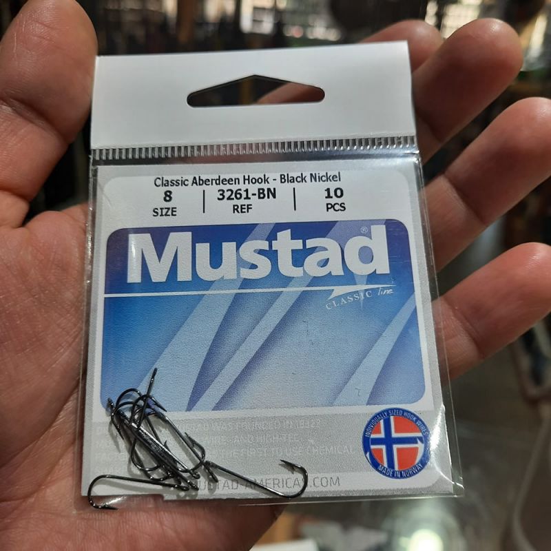 Anzuelo Mustad 3261-bn No 8 - Devoto Camping