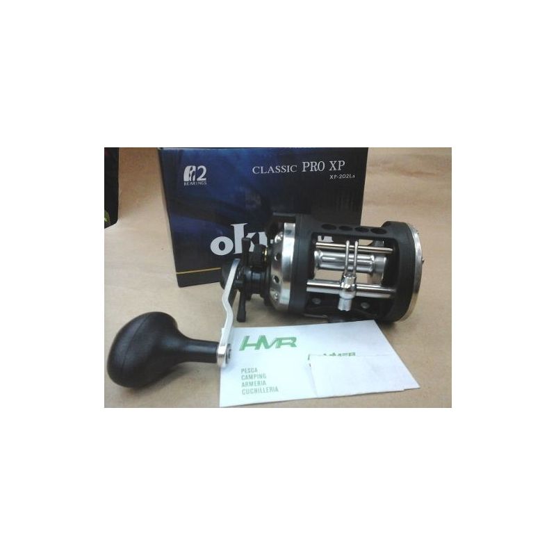 Reel Rotativo Okuma Classic Pro Xp-202la - Devoto Camping